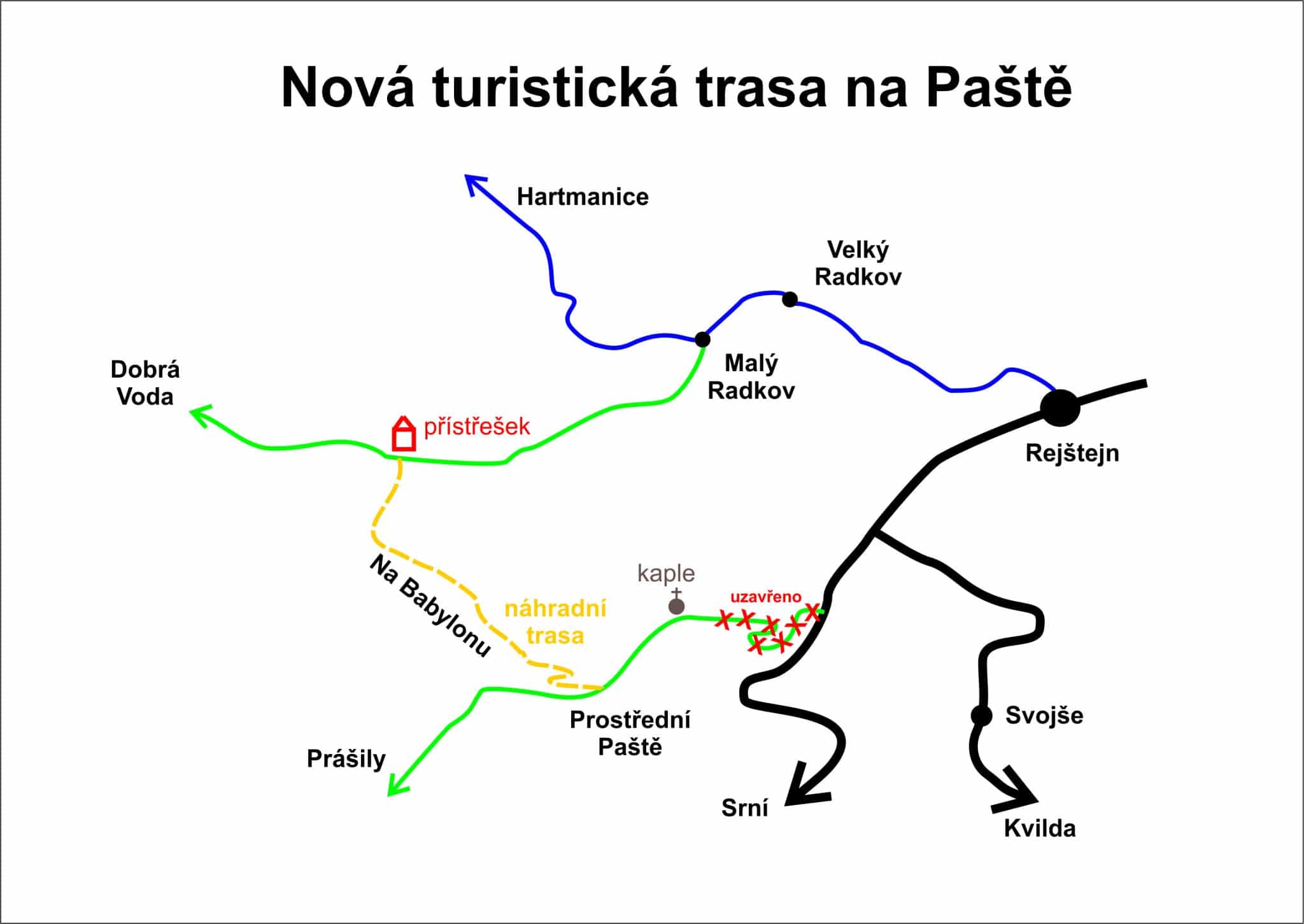 Aktuální uzavírky | Národní park Šumava